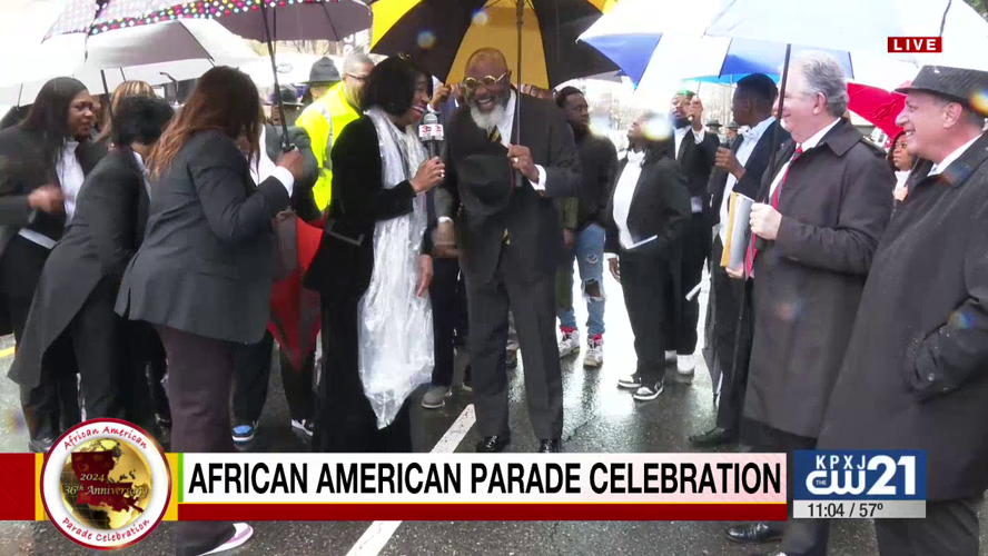 Thousands brave the rain to celebrate Black History Month at African ...