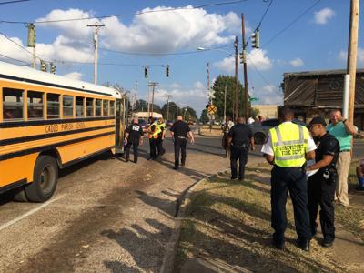 Six taken to hospital after Caddo school bus crash | News | ktbs.com
