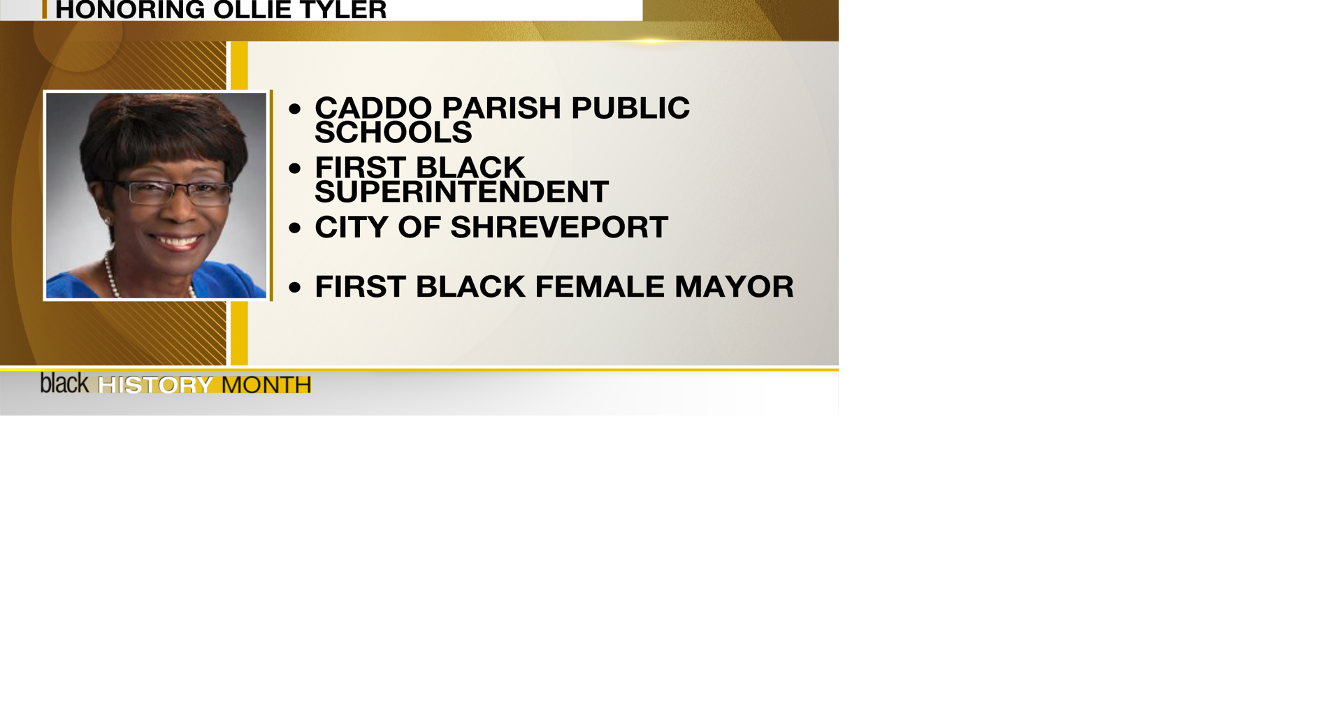 Ollie Tyler | Black History | ktbs.com