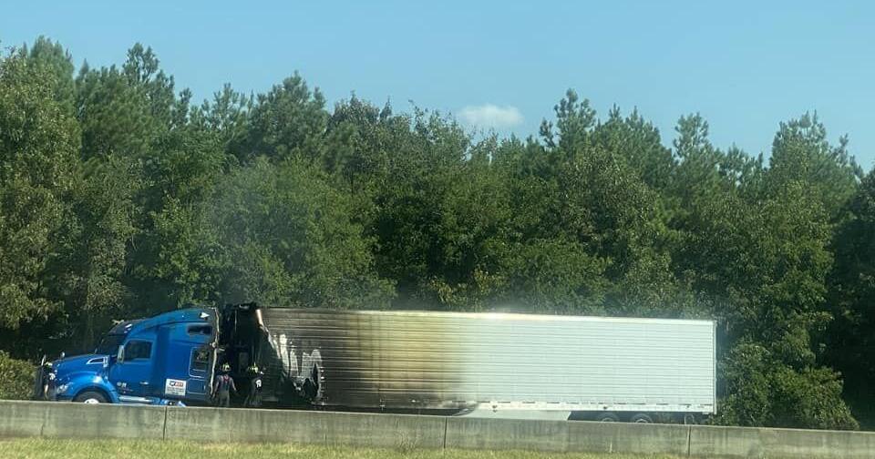 18-wheeler on fire causes I-20 shut down | News | ktbs.com