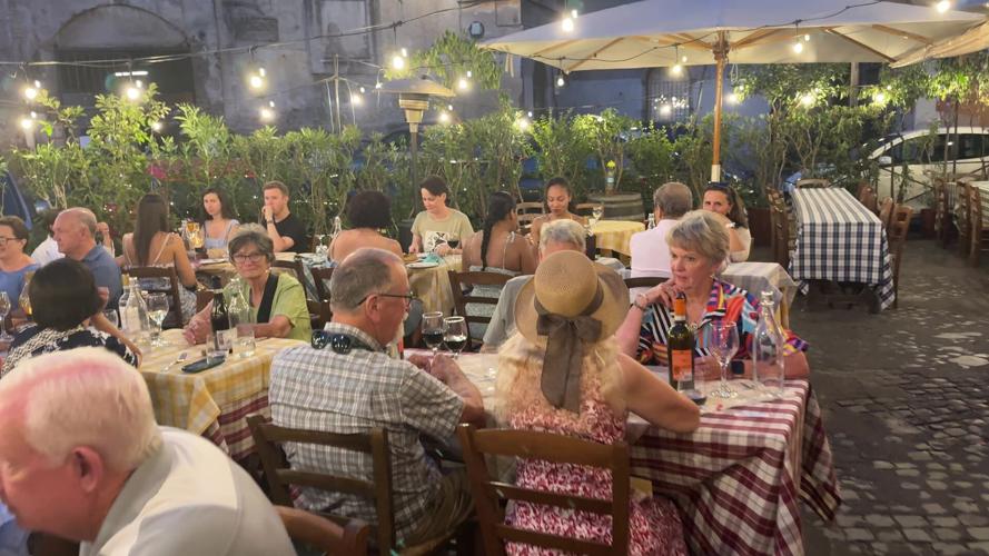 Collette group hosted by KTBS 3's Rick Rowe gets the real Roman ...