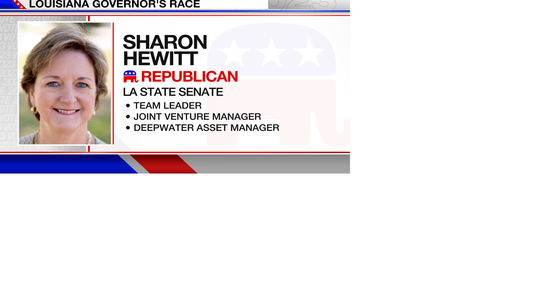 Sharon Hewitt | Louisiana Governor | ktbs.com