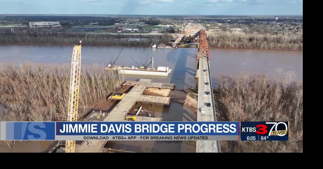 Work on Jimmie Davis Bridge progresses | News | ktbs.com