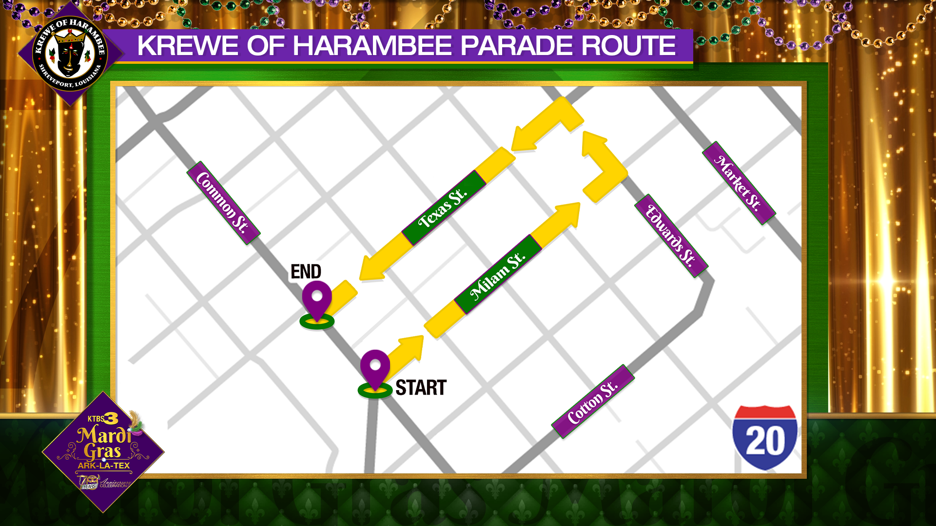 Krewe of Harambee set to roll through downtown Shreveport Monday ...