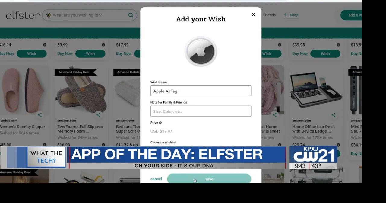 What the Tech: App of the day - Elfster | News | ktbs.com