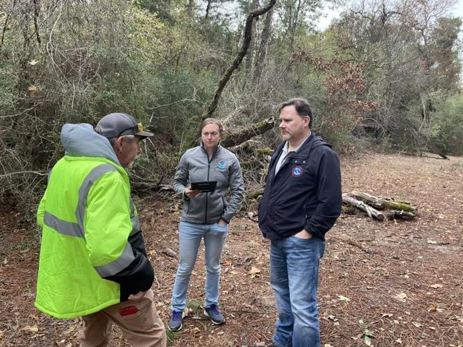 National Weather Service team surveying storm track near Gorum | News ...