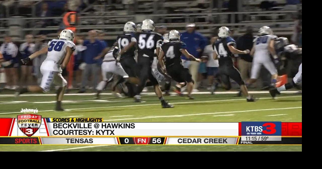 Beckville @ Hawkins | Friday Football Fever Highlights | ktbs.com