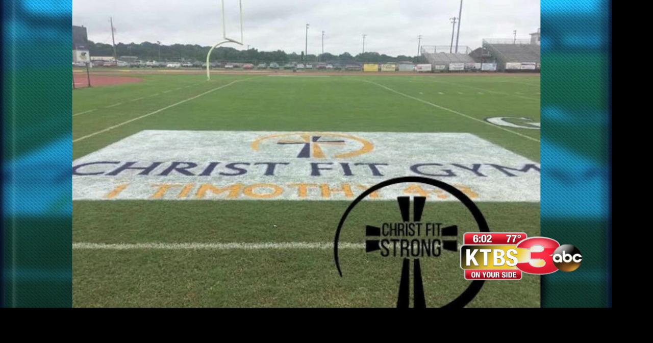 Local church scores win: logo going back on football field | News ...