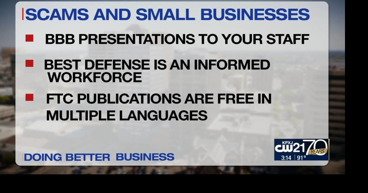 Doing Better Business: Scams and small business | Doing Better Business ...
