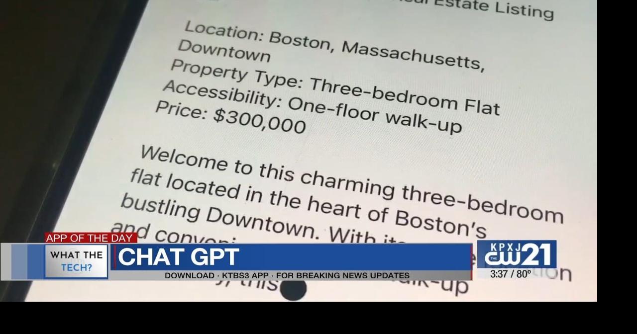 What the Tech? ChatGPT App | Entertainment | ktbs.com