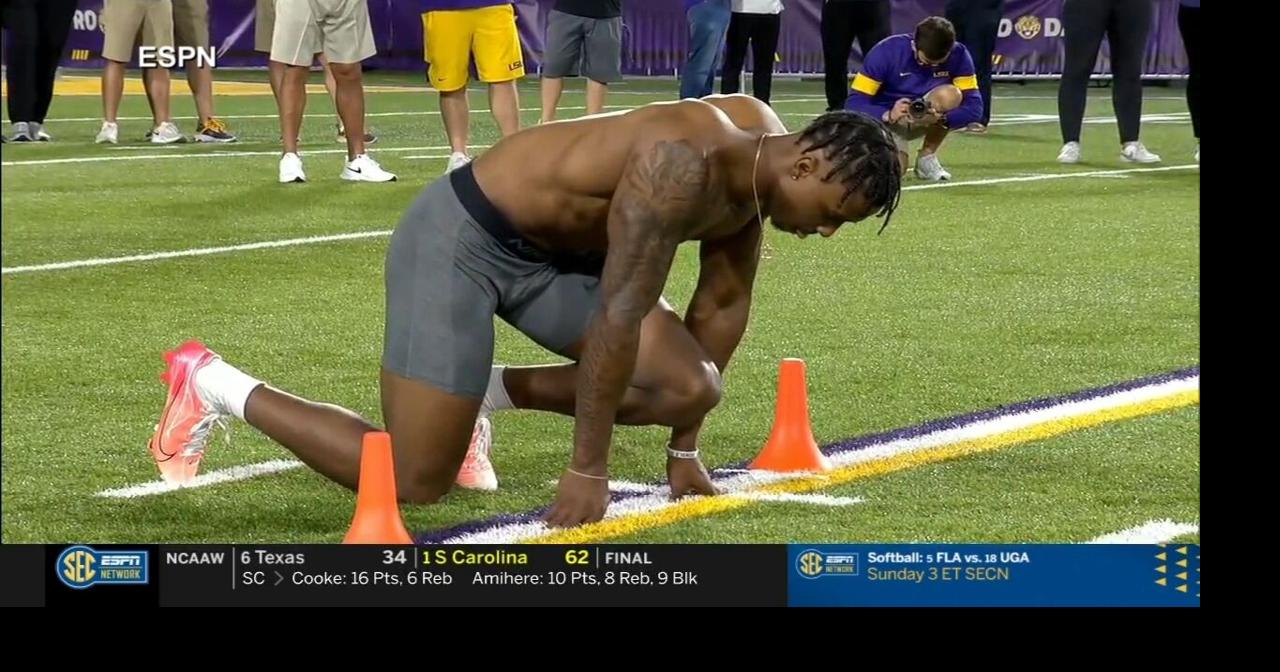 Terrace Marshall Junior shines at LSU Pro Day | In Case You Missed It ...