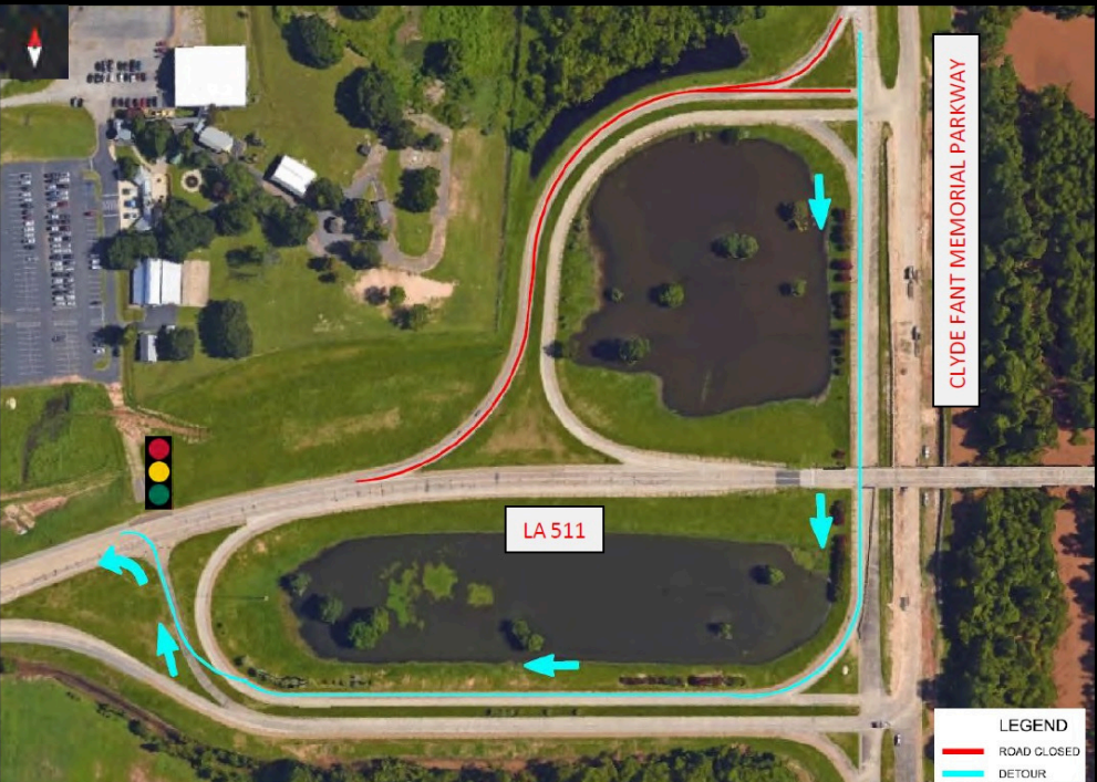 DOTD moves into new highway construction phase at Jimmie Davis Bridge ...