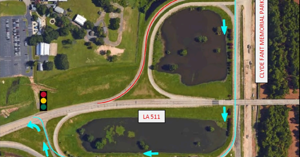 DOTD moves into new highway construction phase at Jimmie Davis Bridge ...