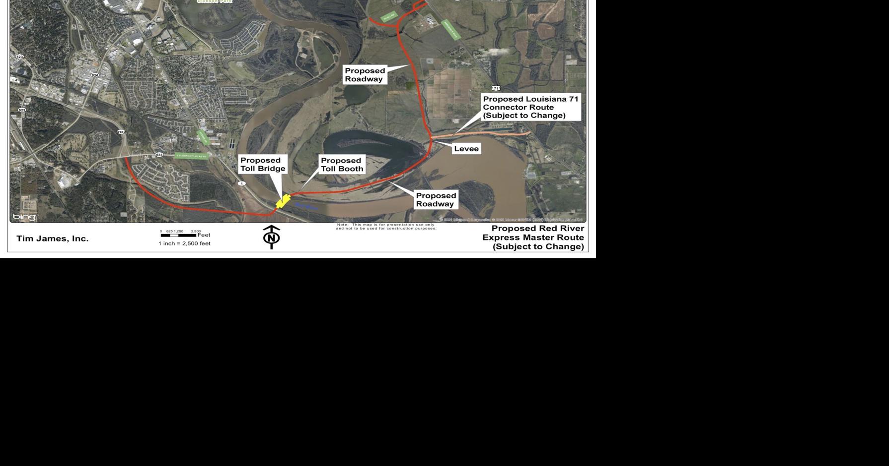 Privately owned toll expressway, Red River Bridge coming to Bossier ...