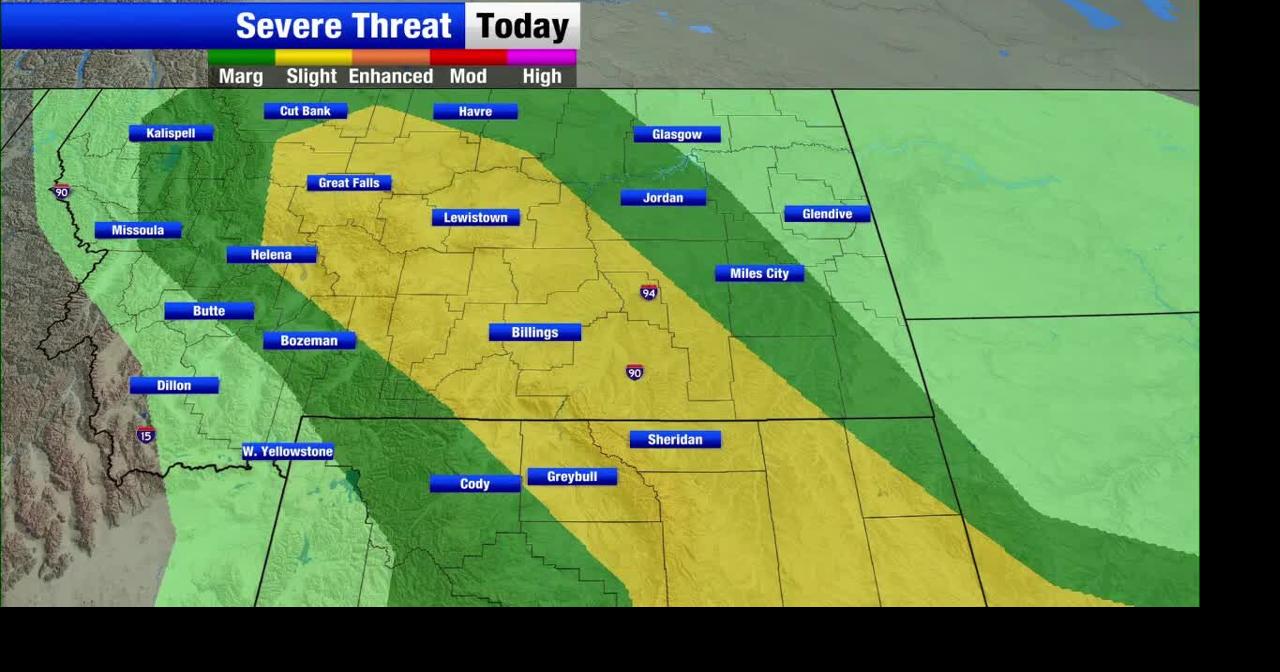 WEATHER ALERT: Hail, strong winds, possible tornadoes expected in ...