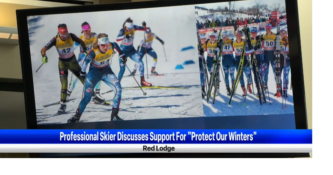 Professional skier discusses support for "Protect Our Winters" non ...