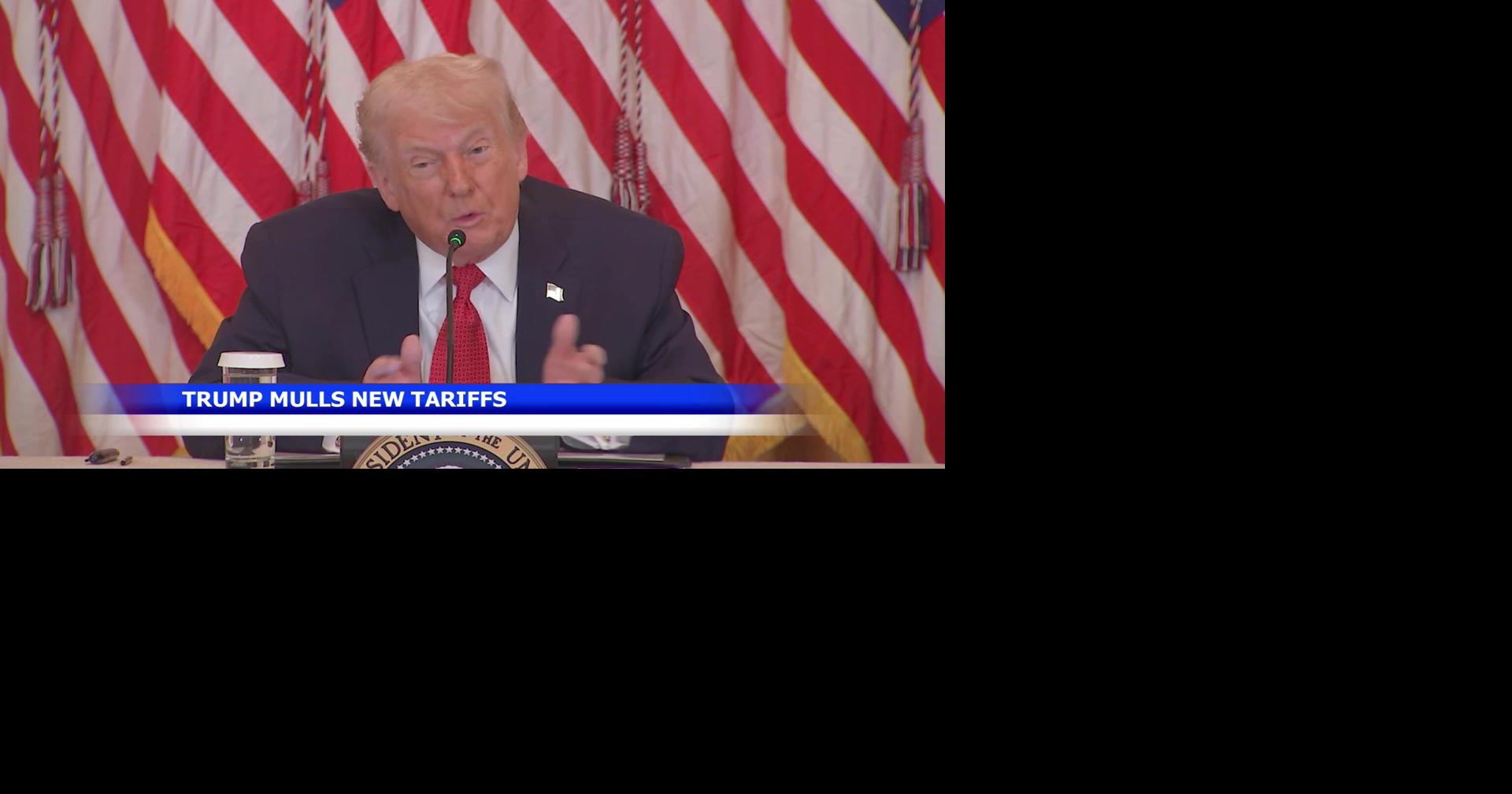 Trump suggests he may put a tariff on countries that 'don't go along ...