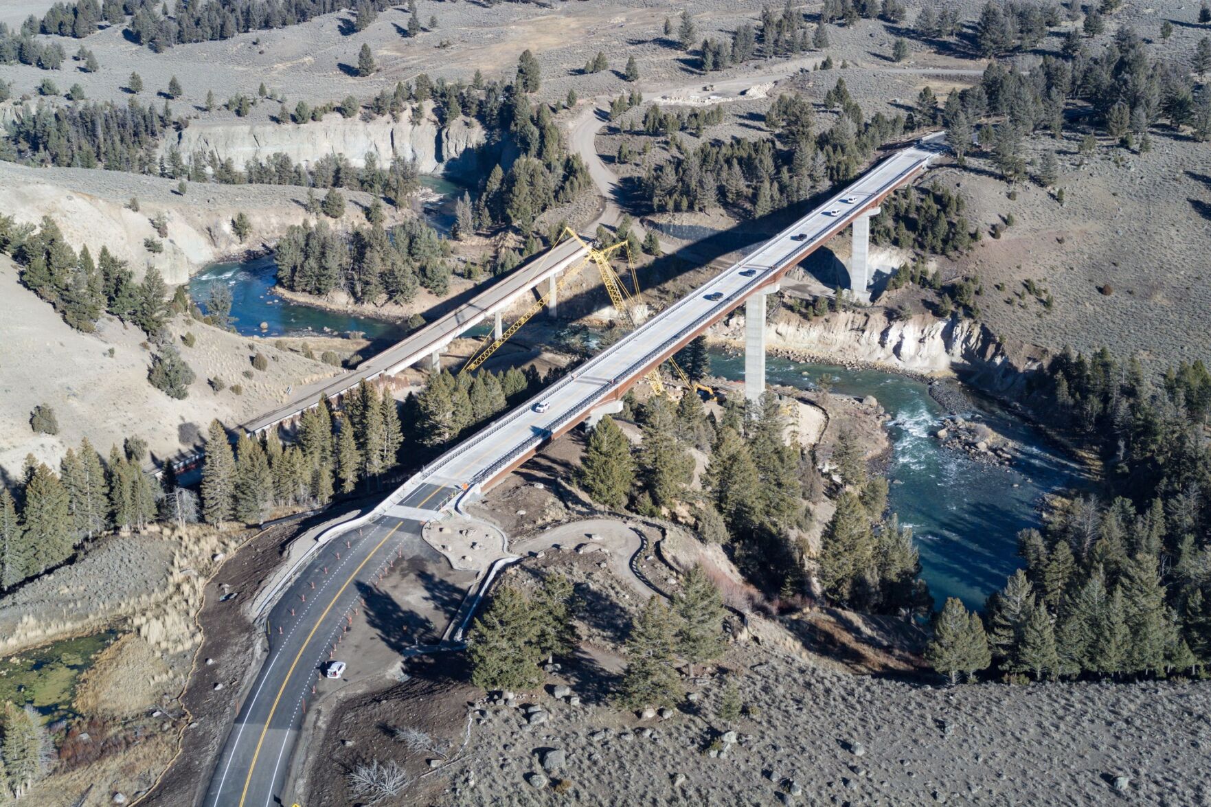 Yellowstone River Bridge open in Lamar Valley | Billings News | kulr8.com