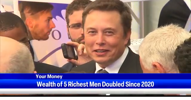 Your Money: Net worth of world's five richest men has doubled since ...