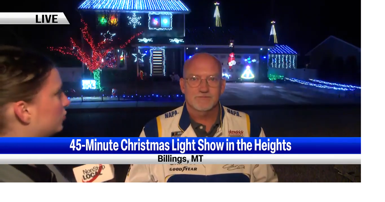 Community joy shines bright at Larry Cherry's light display | Billings ...