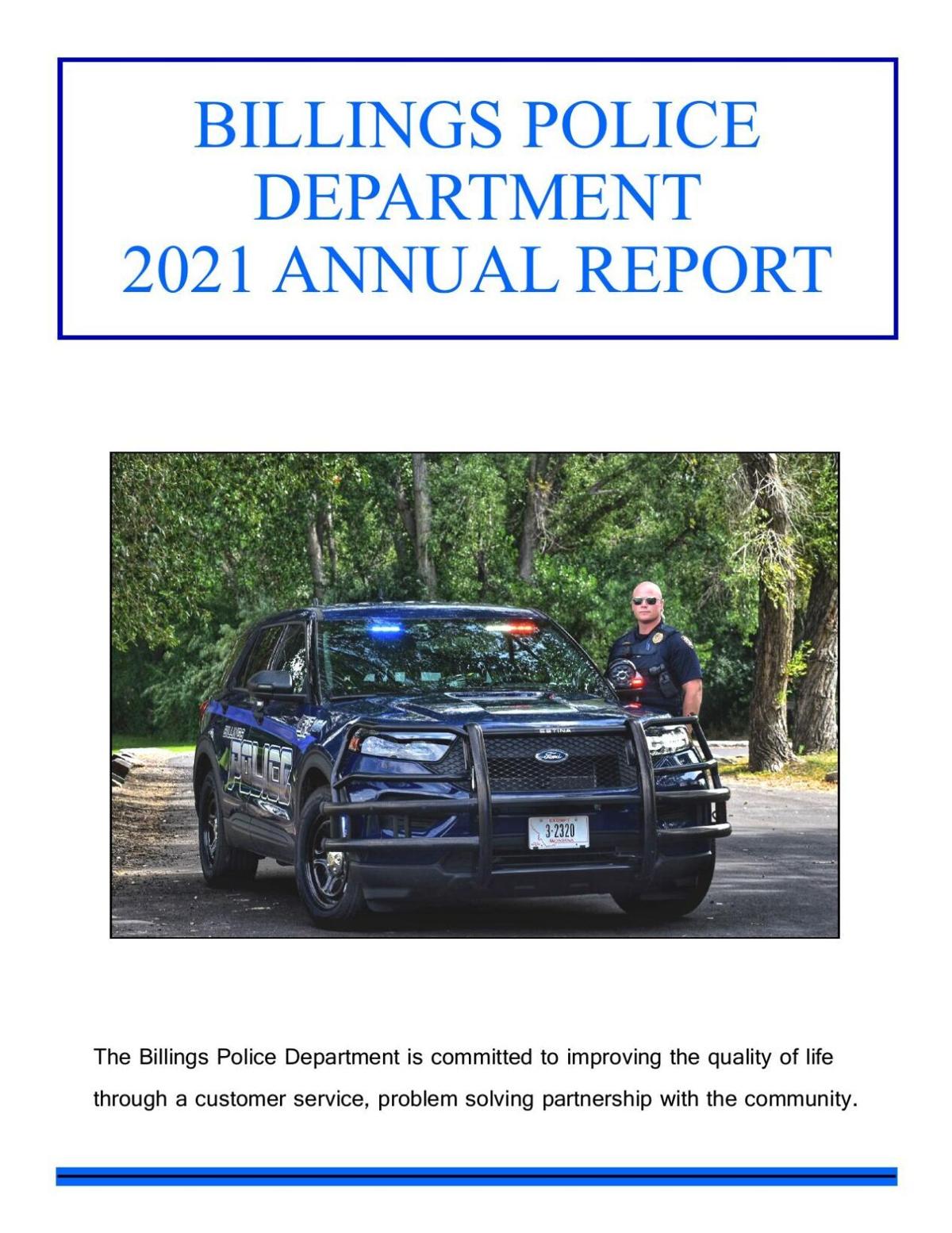 Billings Police Department releases 2021 annual report | Billings News ...