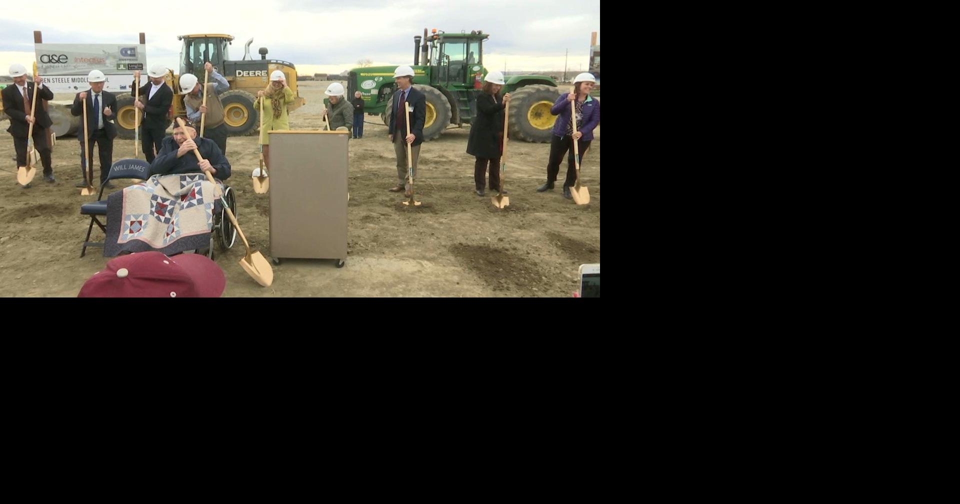 Ben Steele attends groundbreaking ceremony for new middle school ...