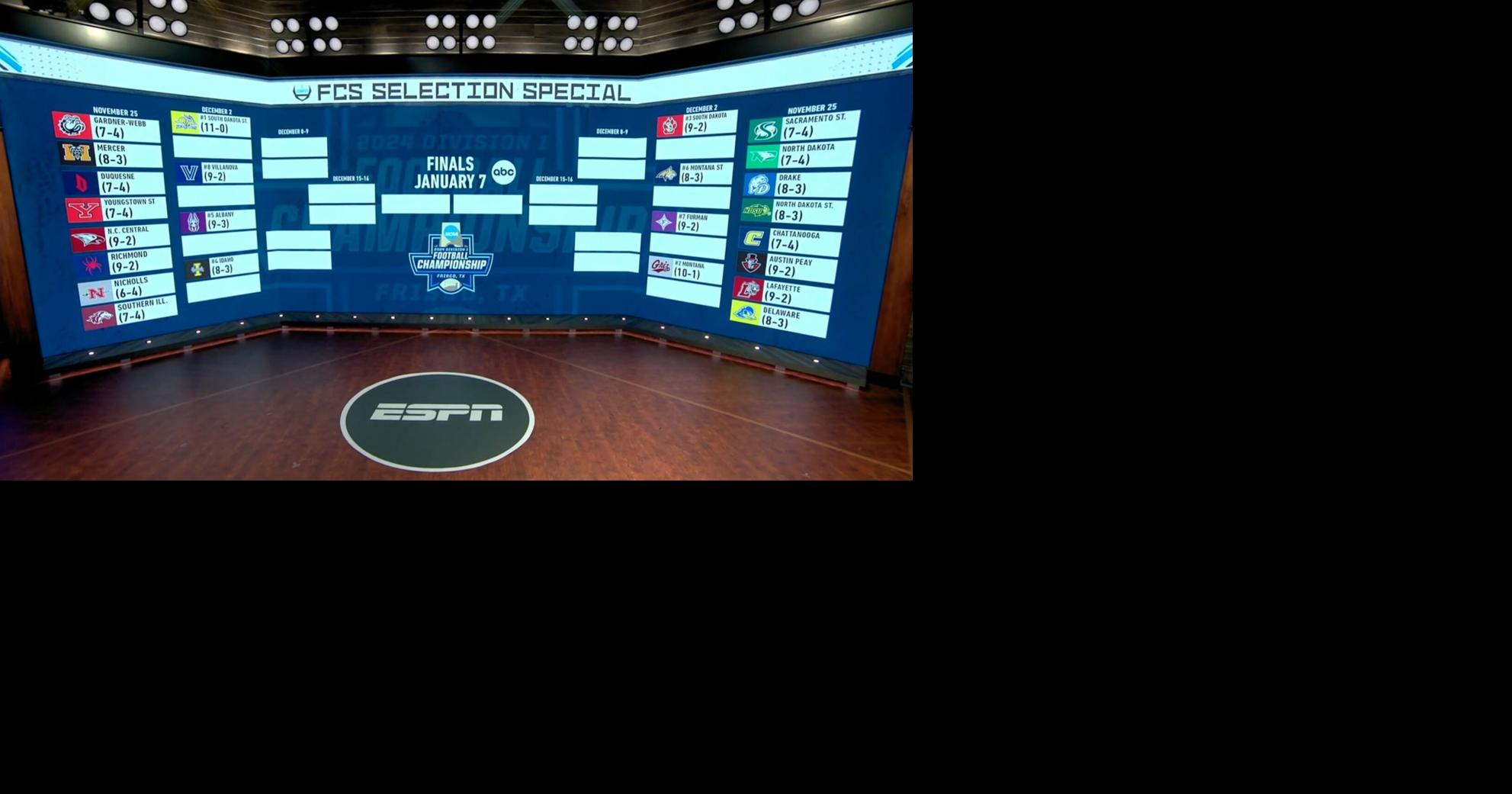 2023 FCS Playoff Bracket | | kulr8.com