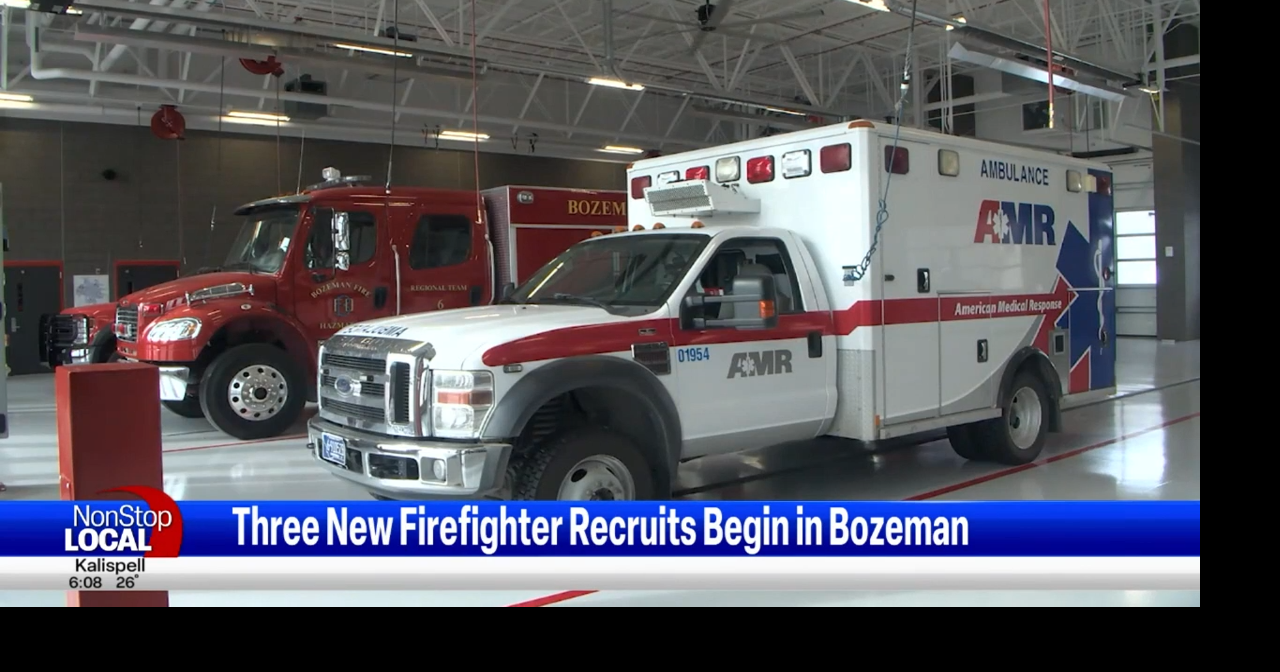 Three new probationary officers to start training with Bozeman Fire ...