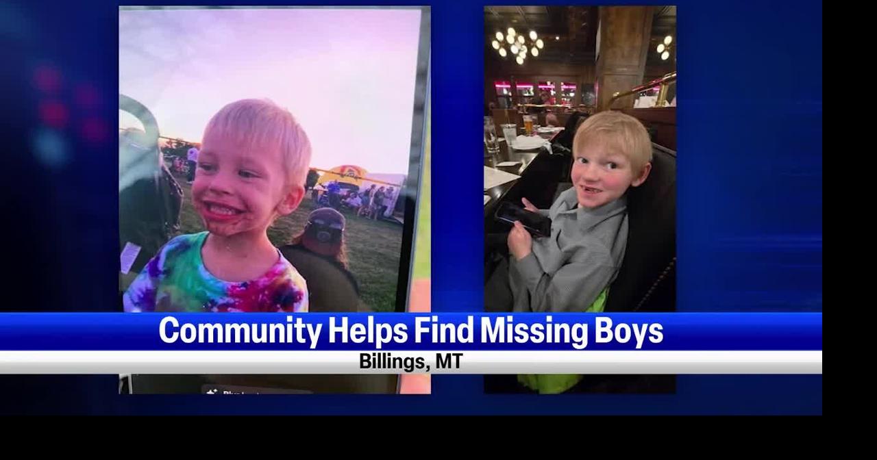 Billings community aids in search for missing boys found safe ...