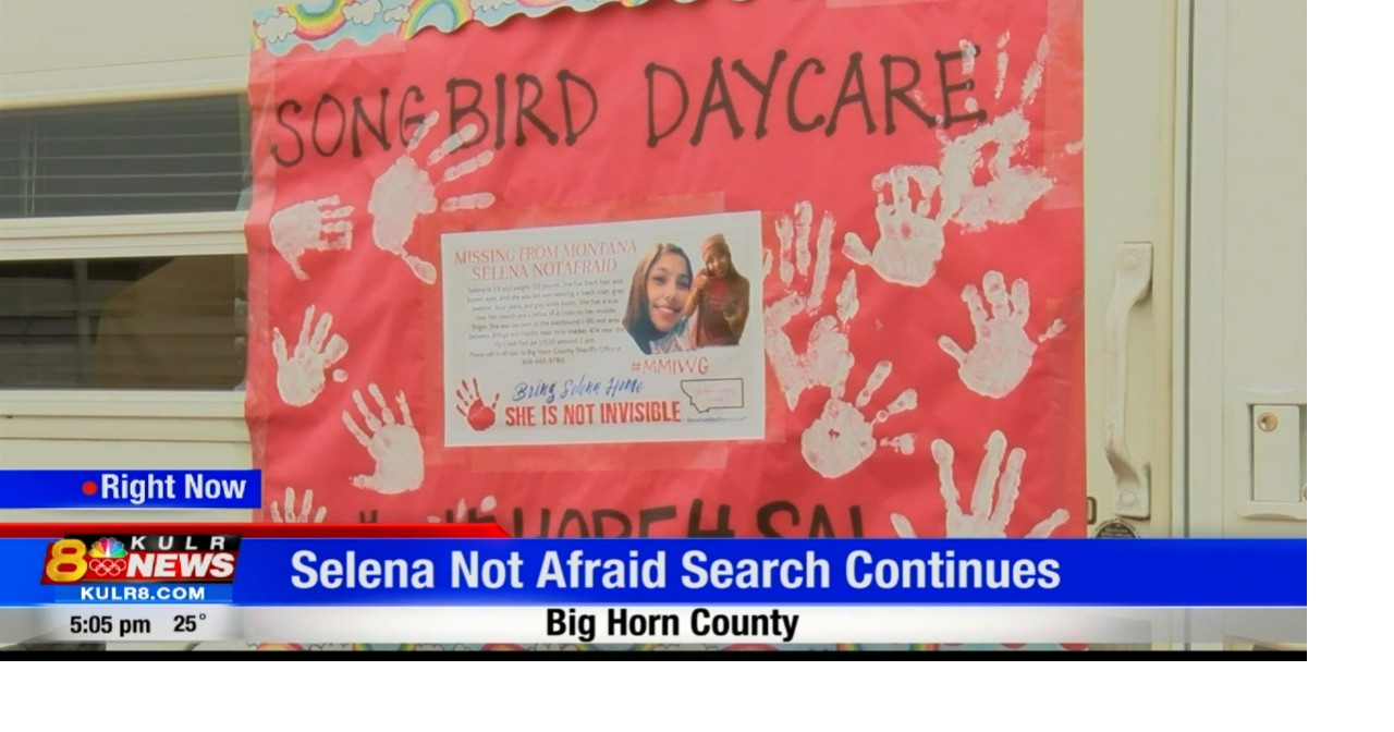 Search efforts for Selena Not Afraid continue | Billings News | kulr8.com