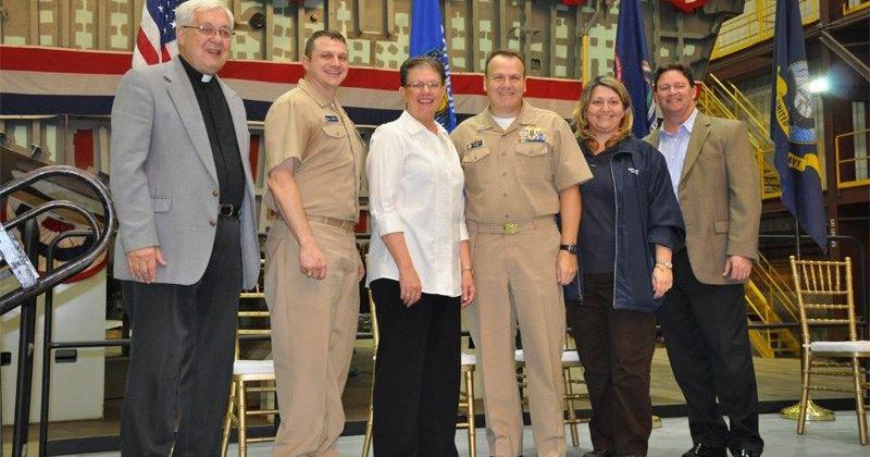 Sharla Tester represents Montana at USS Billings keel laying | Billings ...
