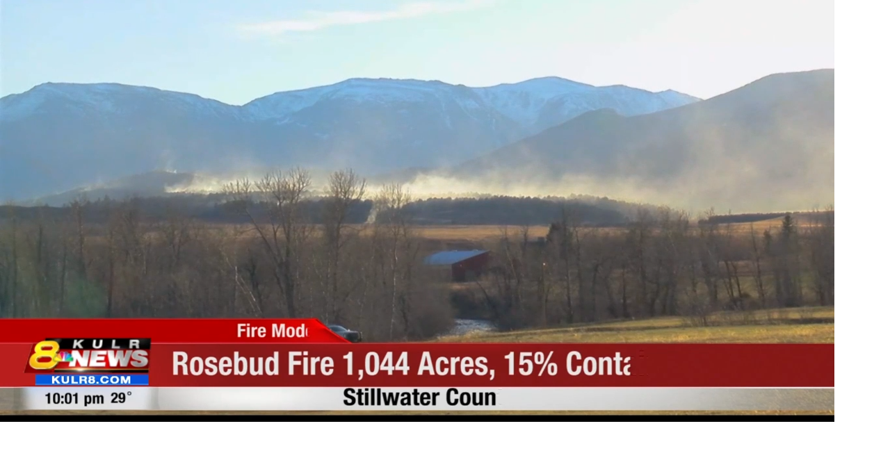 Rosebud Fire 1,044 acres, 15% contained | Fires | kulr8.com