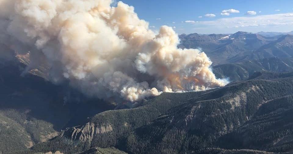 Fishhawk Fire burns more than 4,000 acres 40 miles west of Cody ...