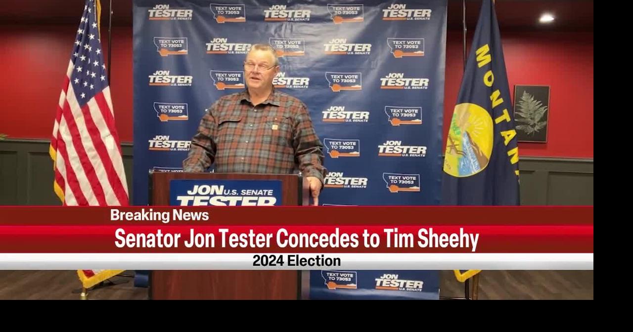 Jon Tester concedes to Tim Sheehy | | kulr8.com