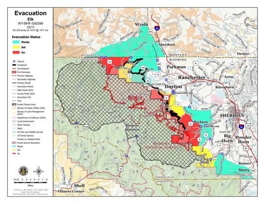Snowfall helps contain Wyoming's Elk Fire to 97% | Fires | kulr8.com
