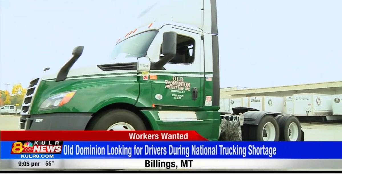 Old Dominion looks for drivers during a national trucker shortage ...