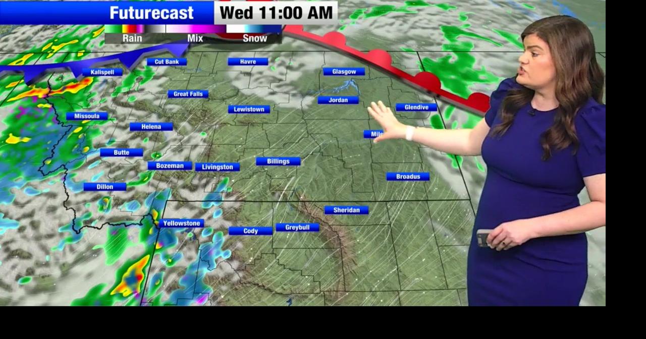 Spring storm brings rain and snow to western Montana, while the eastern ...