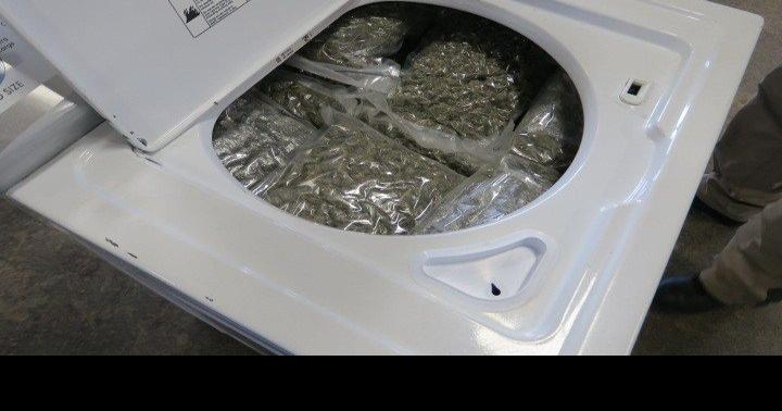 WHP finds 123 pounds of marijuana hidden in a washing machine ...