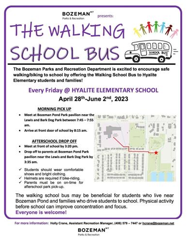 Elementary schools, Parks and Rec bring back Walking School Bus program ...
