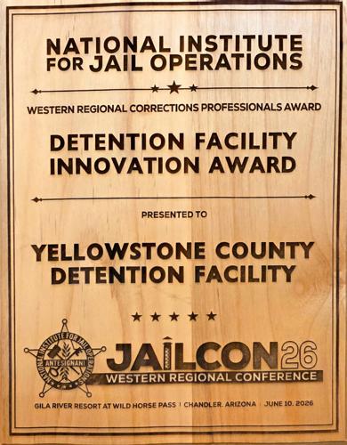 Yellowstone County Detention Facility receives national innovation ...