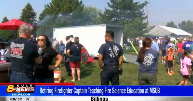 Retiring firefighter captain teaching fire science education at MSUB ...