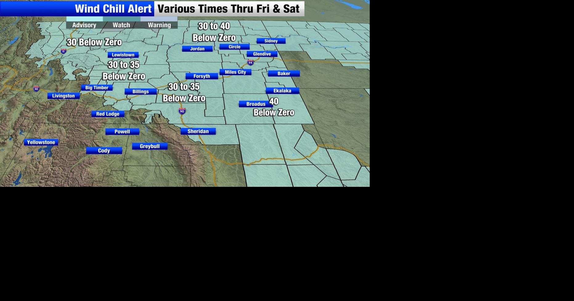 Cold Temperatures and Wind Chills Impact the Region through Friday ...