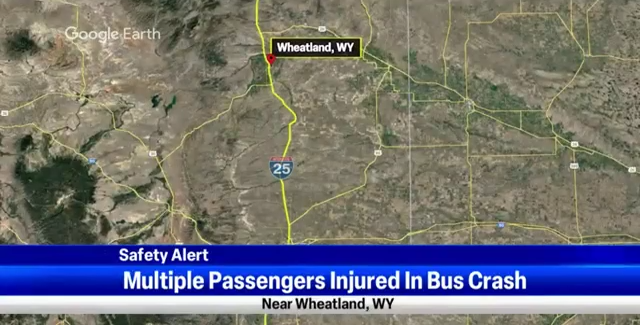 Several injured in coach bus crash in Wyoming | Wyoming News | kulr8.com