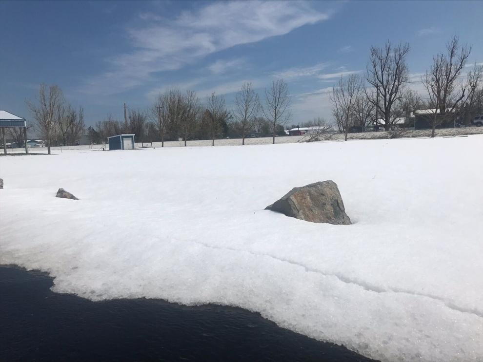 Severe hailstorm hits north of Billings, damages cars and campers ...