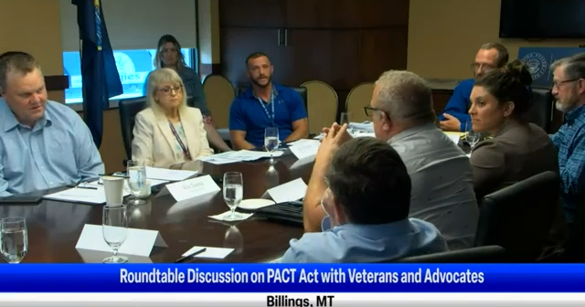 Senator Tester hosts roundtable discussion on implementation of PACT ...