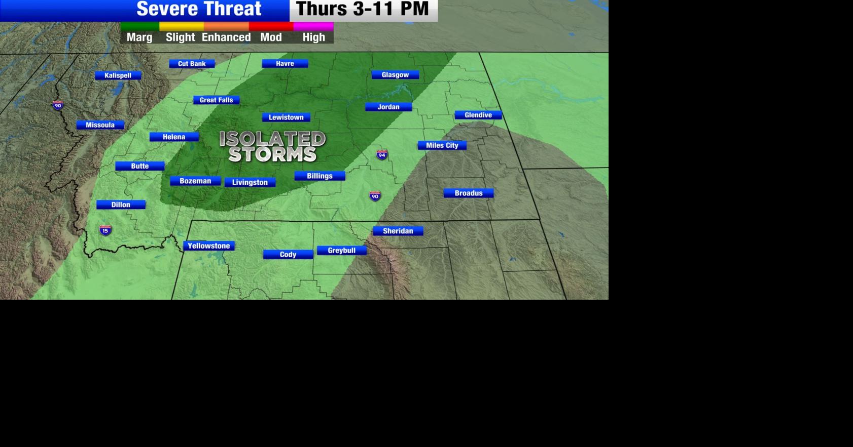 Strong Thunderstorms Possible Thursday | | kulr8.com
