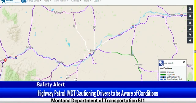 MT Dept of Transportation Road Report: Friday Evening 01/12 | Billings ...