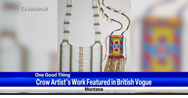 Crow artist's work featured in British Vogue | Instagram | kulr8.com