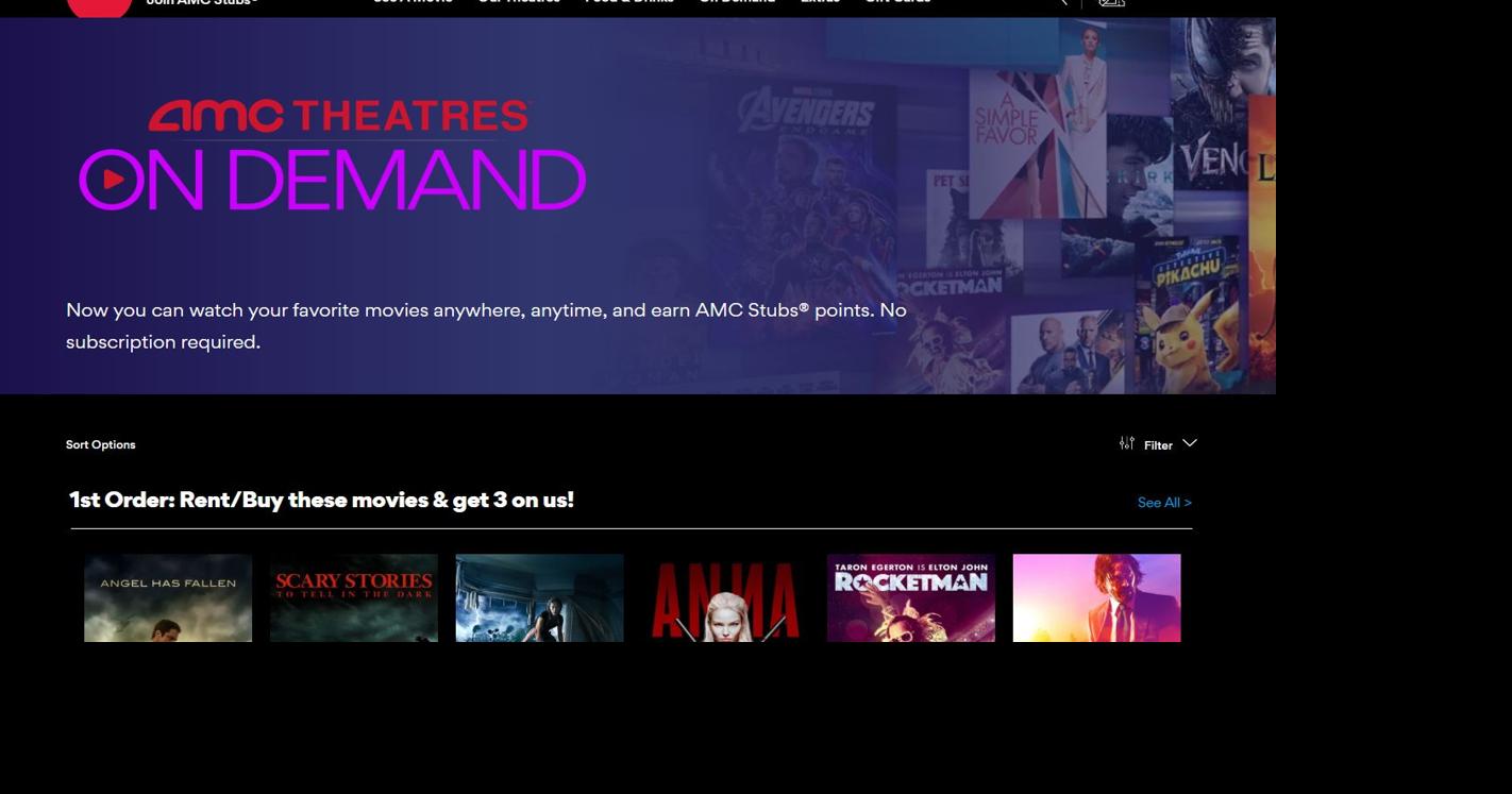 AMC Theatres launches on-demand movie streaming service | Billings News ...