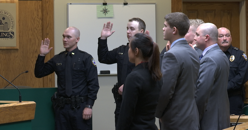 Seven new officers sworn in with Billings Police | Billings News ...